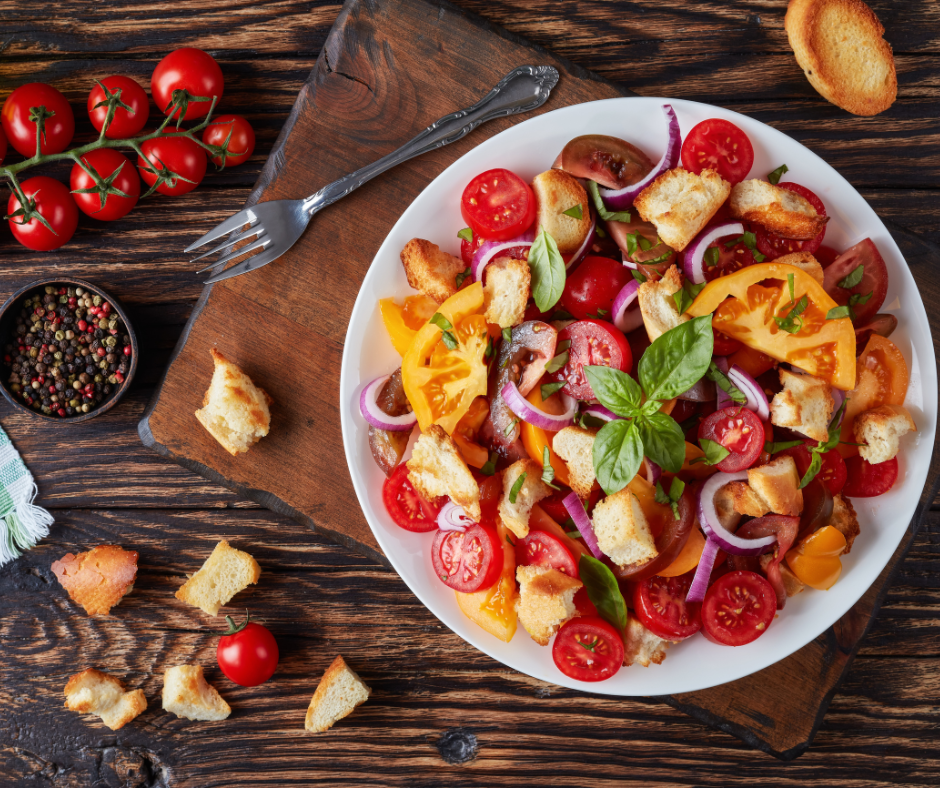 Toskanska solata panzanella • Recepti Over Net
