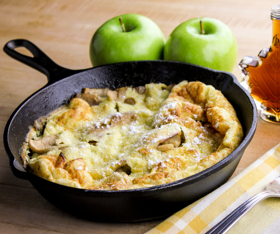 Nemška palačinka z jabolki • Recepti Over Net